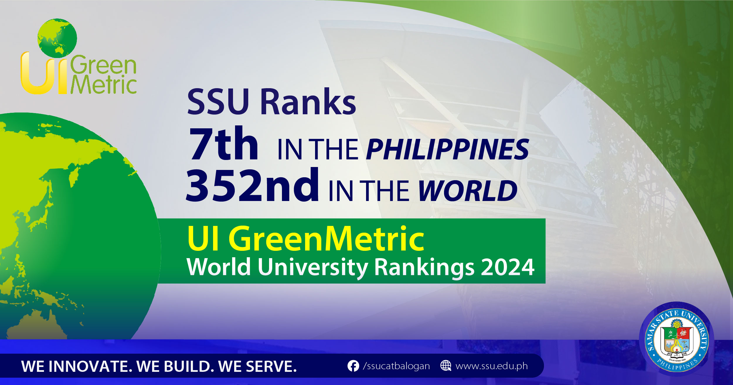 SSU ranks 7th in PH, 352nd globally in UI GreenMetric World University ...